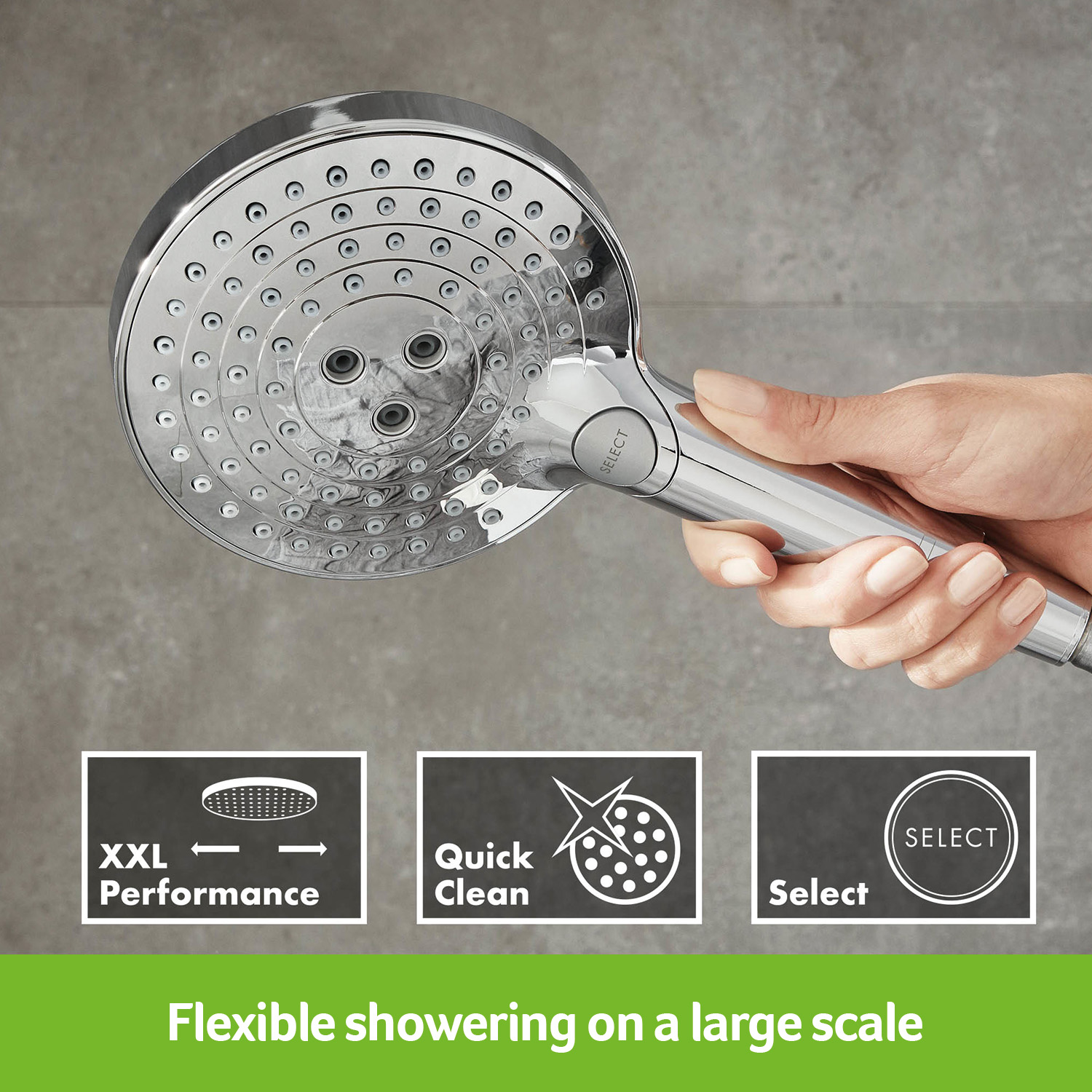 hansgrohe Select S120 Raindance Shower Head | SaveMoneyCutCarbon