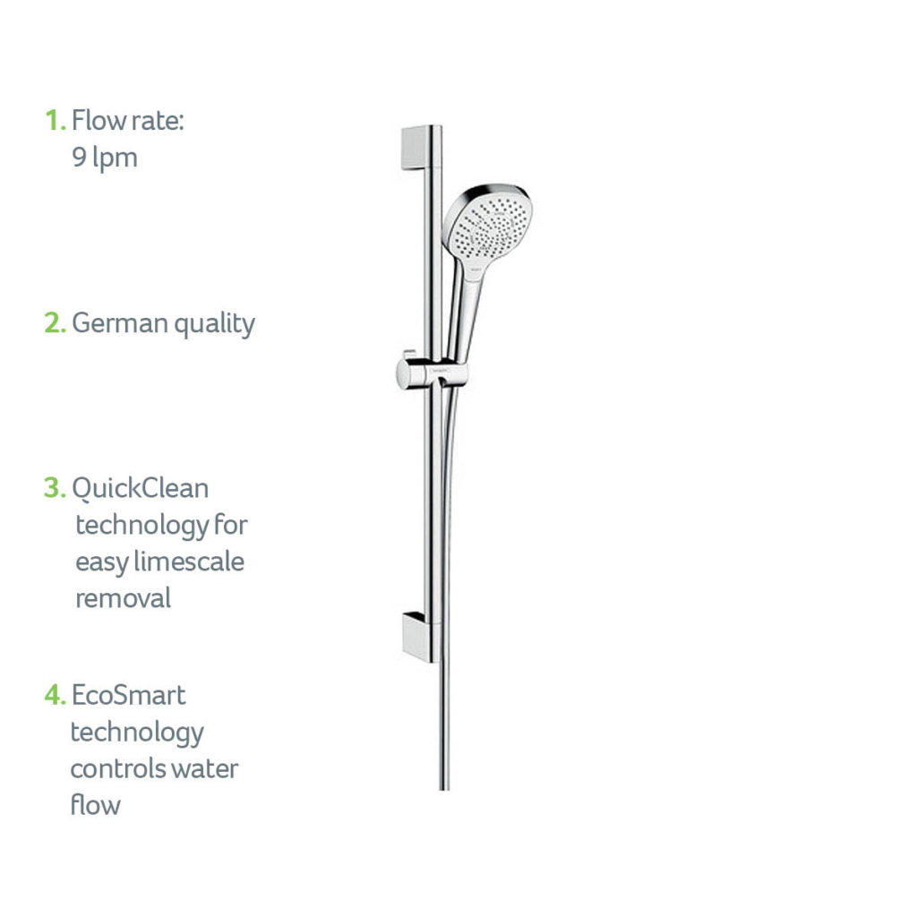 hansgrohe Croma Select E Multi EcoSmart Shower Set 0.65m