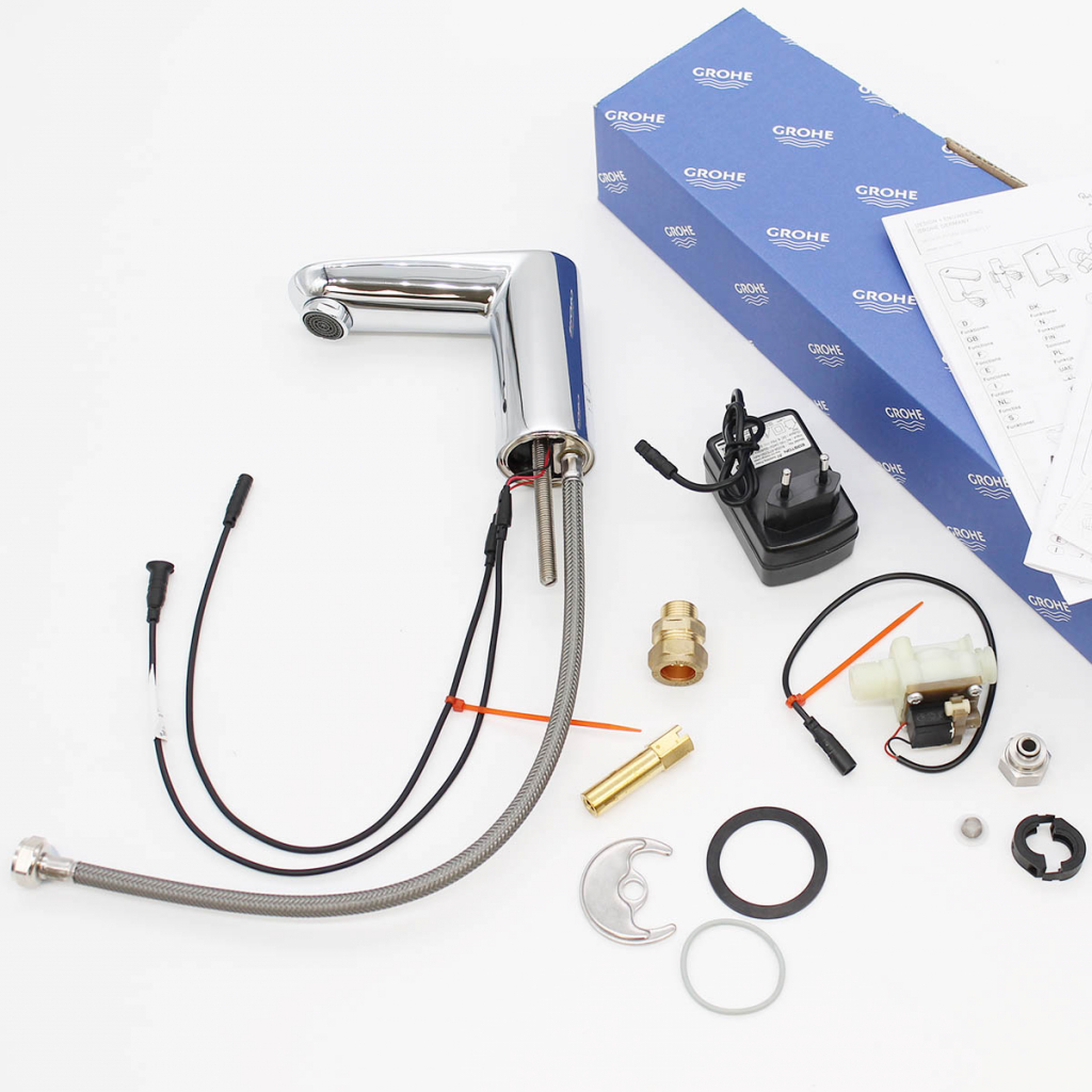 Grohe Euroeco Cosmopolitan E Electronic Mains Powered Sensor Mixer Tap