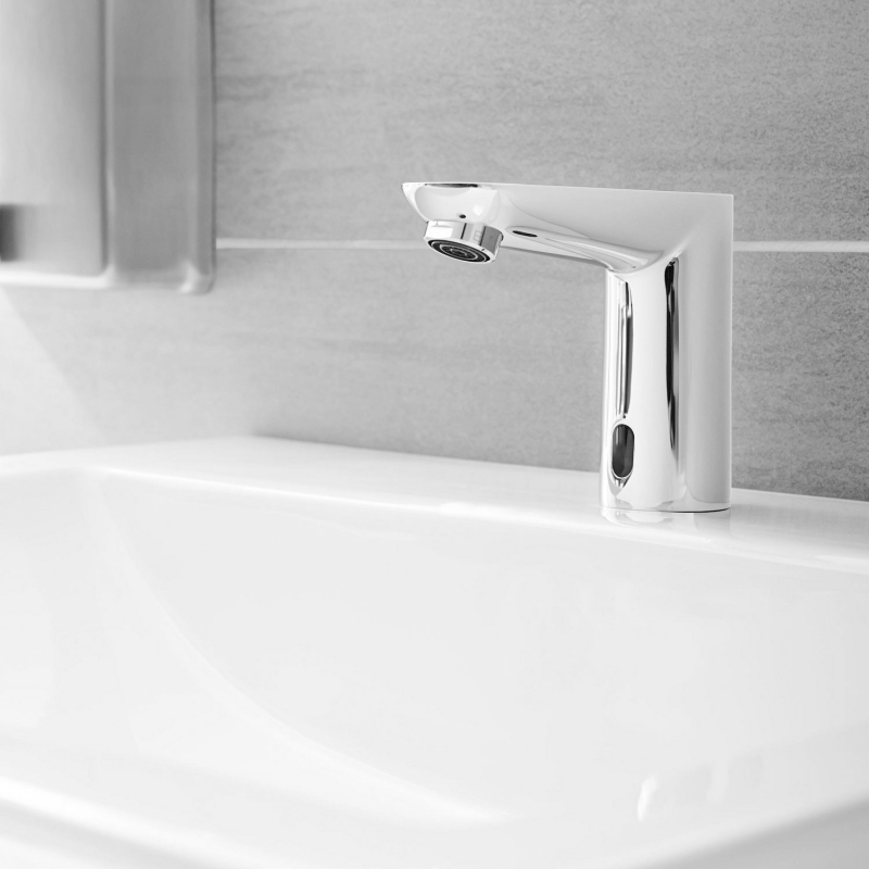 Grohe Euroeco Cosmopolitan E Electronic Mains Powered Sensor Mixer Tap
