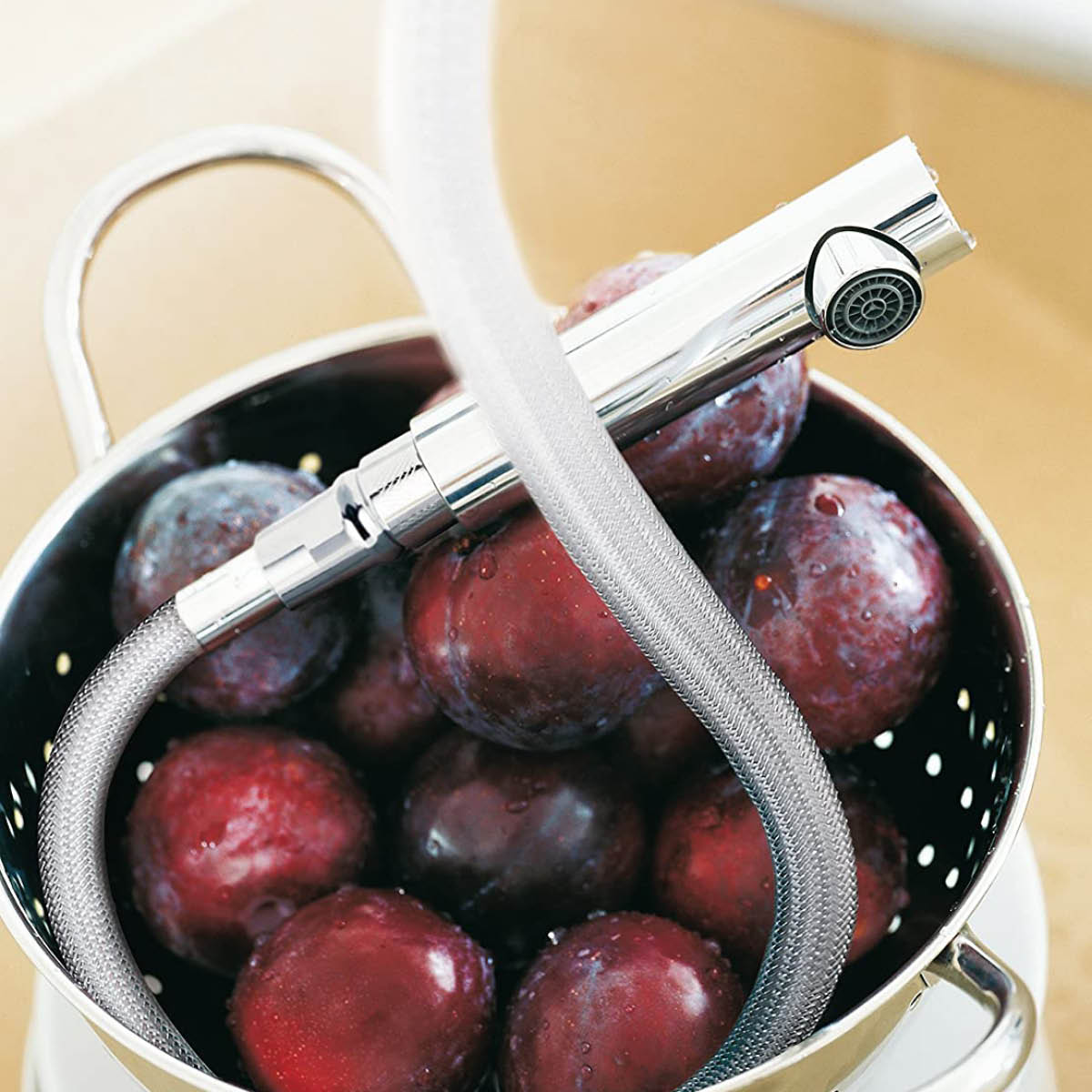 Grohe Minta with Pull-out Mousseur Single Lever Swivel Spout 360 ...