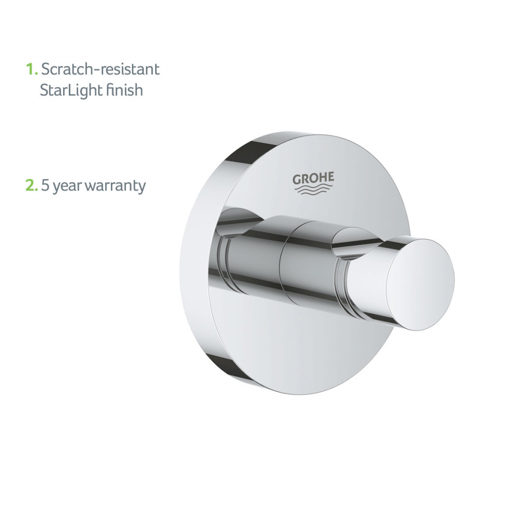 Grohe Essentials Robe Hook Chrome