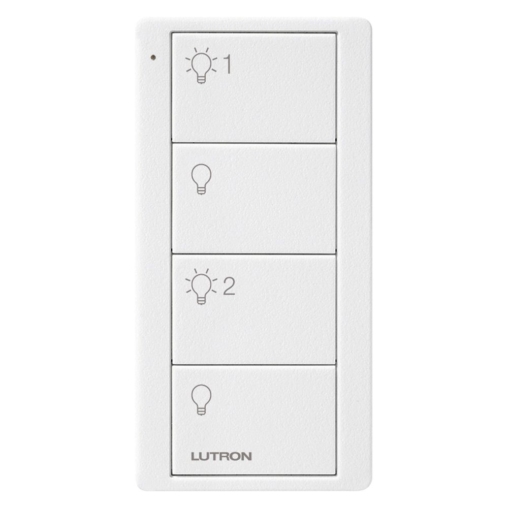 Lutron Pico Wireless White Remote Control | 4 Button with 2 Group Control