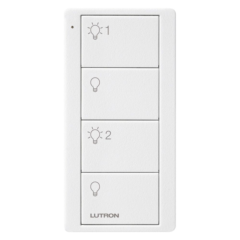 Lutron Pico Wireless White Remote Control | 4 Button with 2 Group Control