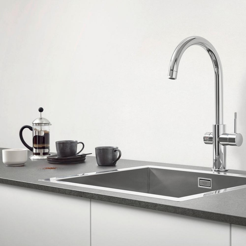 Grohe Red Duo Instant Boiling Water Kitchen Tap | SaveMoneyCutCarbon