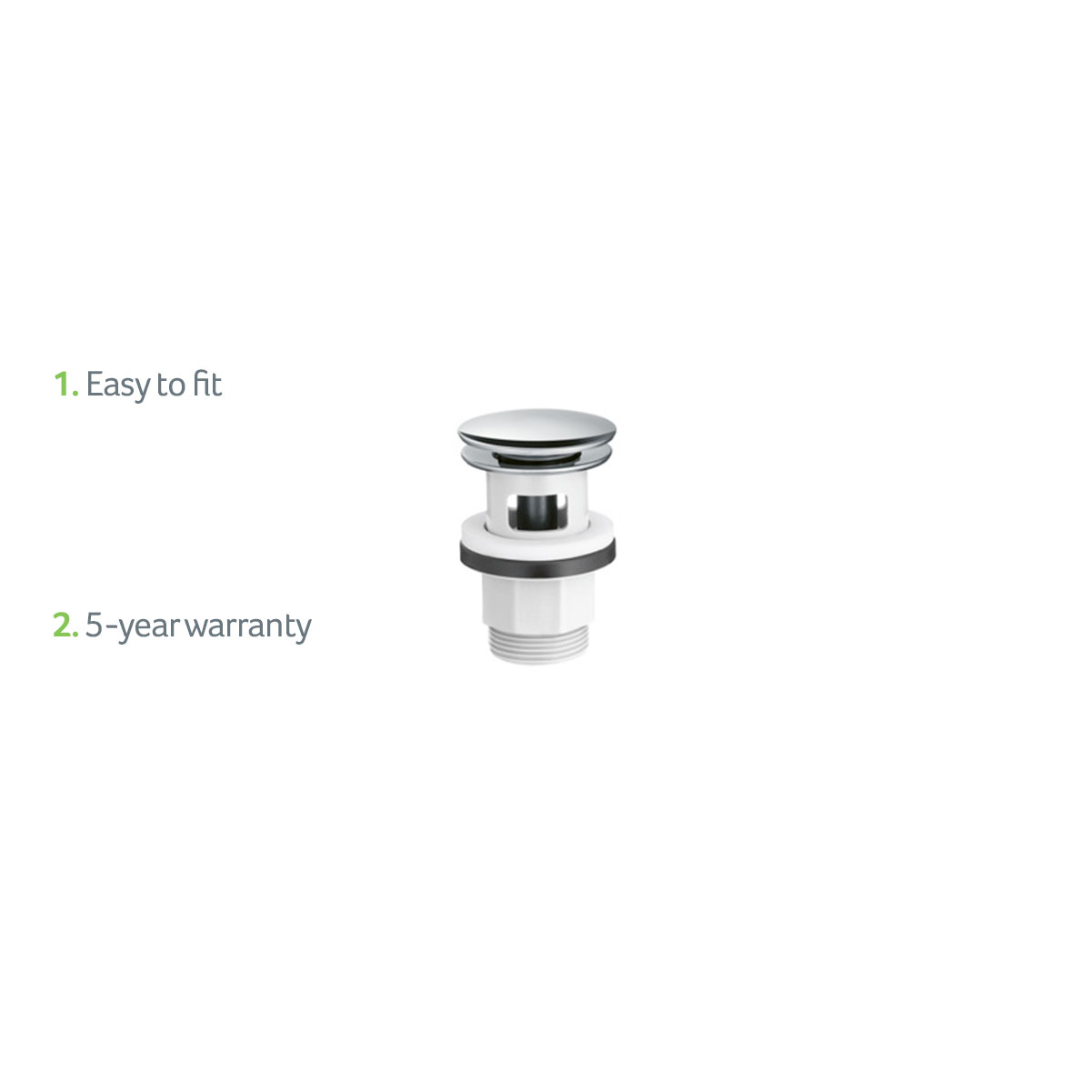 hansgrohe Waste Set Push-Open | SaveMoneyCutCarbon