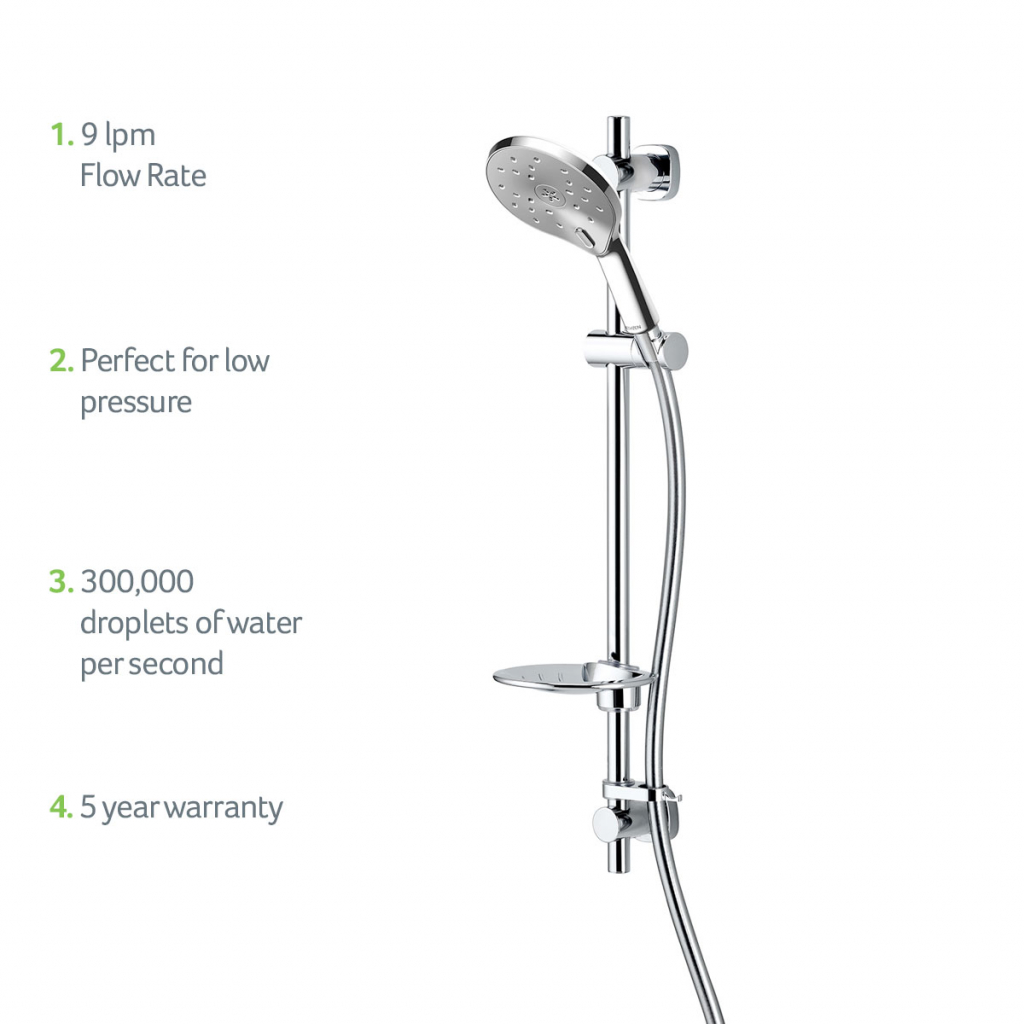 Methven Kaha Shower Kit Chrome | Easyfit