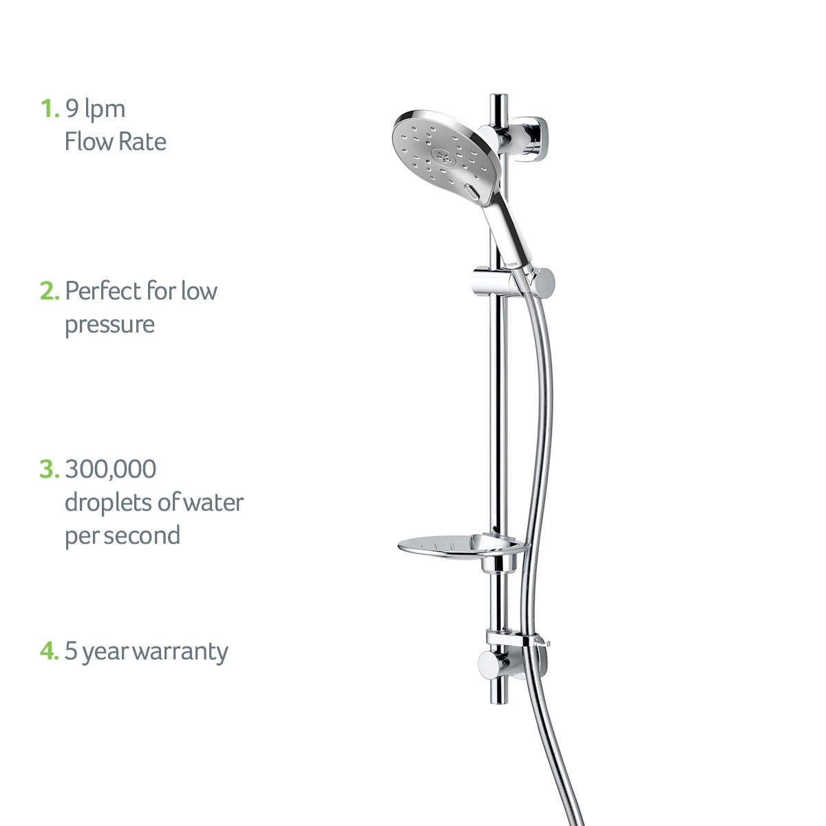Methven Kaha Shower Kit Chrome | Easyfit