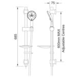 Methven Kaha Shower Kit Chrome | Easyfit