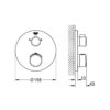 Grohe Grotherm Thermostatic Shower Mixer for Concealed Installation