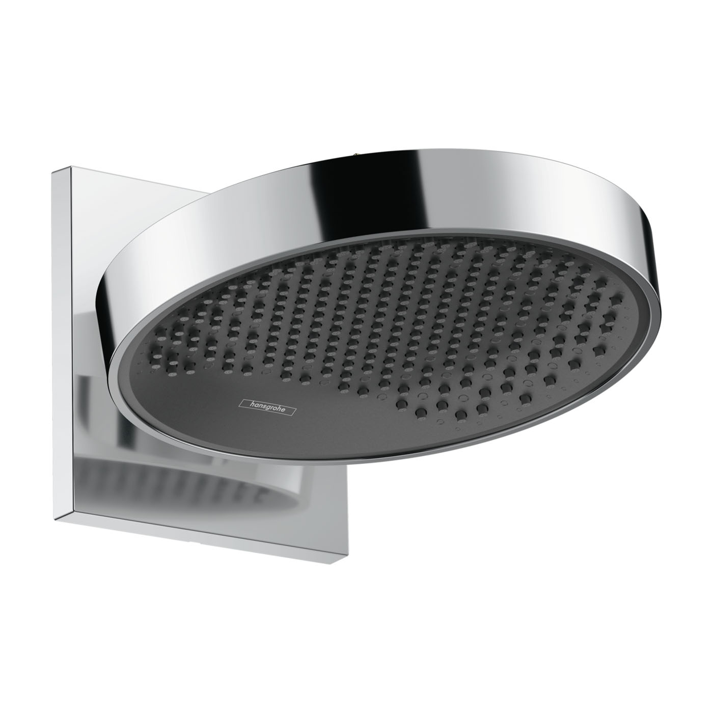 hansgrohe Rainfinity 250 1jet Ecosmart Chrome Overhead Shower with Wall ...
