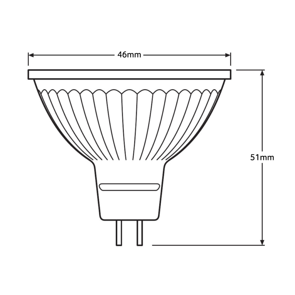 Ledvance Parathom LED MR16 4.9W 4000K 36 Degree Beam Angle | Cool White ...