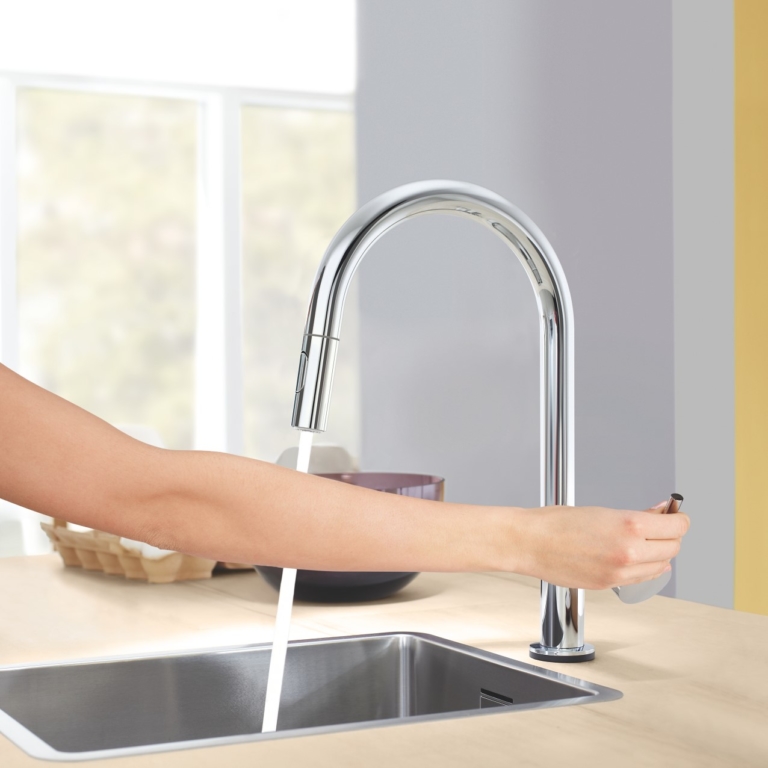 Grohe Minta 1/2″ Single Lever Kitchen Mixer Tap | Touch Control