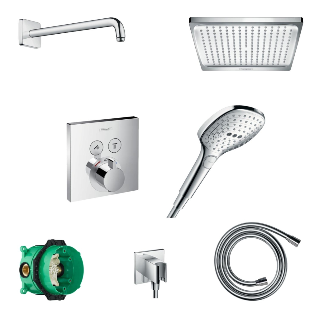 hansgrohe full shower set with I Box