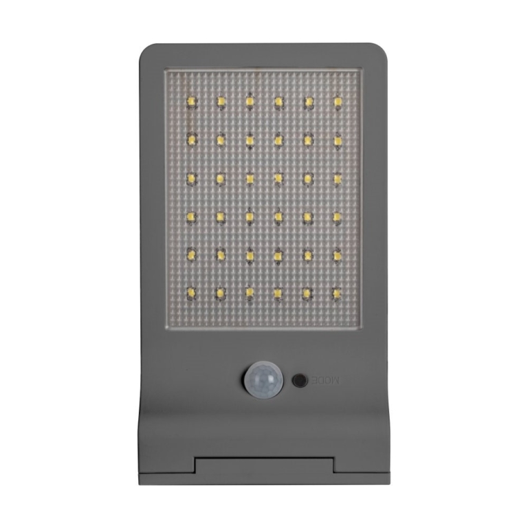 Ledvance Door LED Outdoor Light 3W 4000K Silver | Solar Powered ...