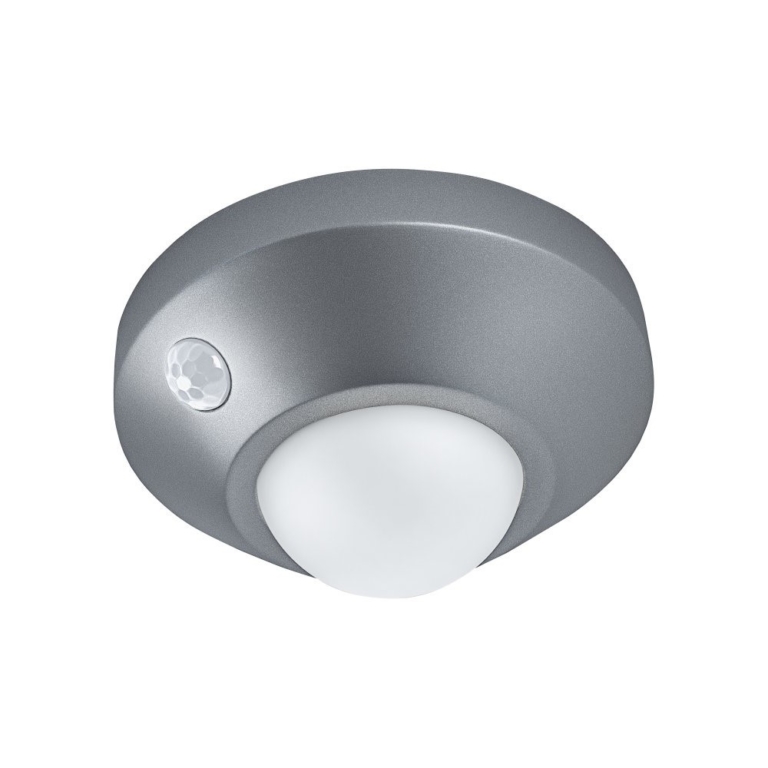 Ledvance Nightlux LED Ceiling Light 1.7W 4000K Silver | Battery Powered ...