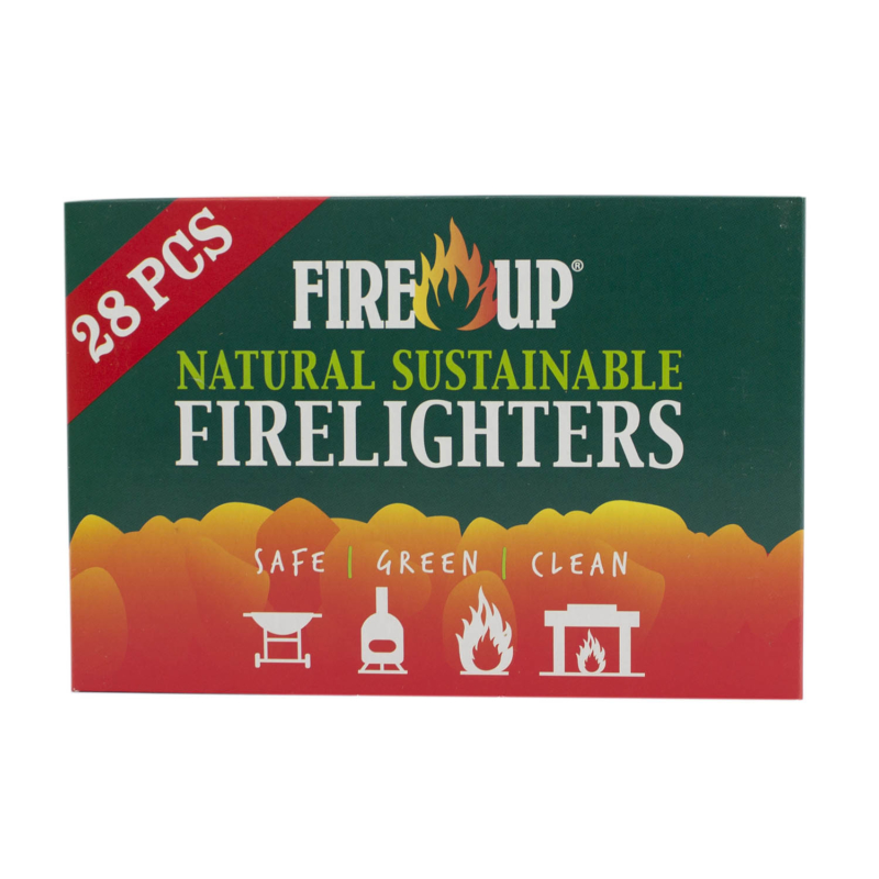 FireUp Natural Sustainable Firelighters | 28 pcs