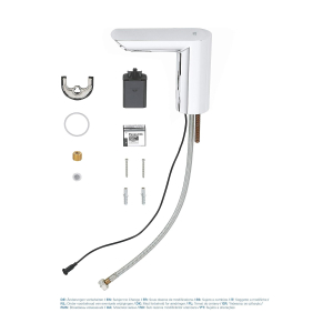 Grohe Bau Cosmopolitan E Electronic Battery Powered Temperature Pre ...