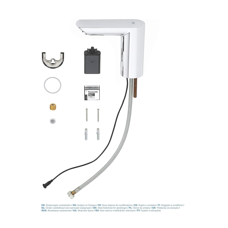 Grohe Bau Cosmopolitan E Electronic Battery Powered Temperature Pre ...