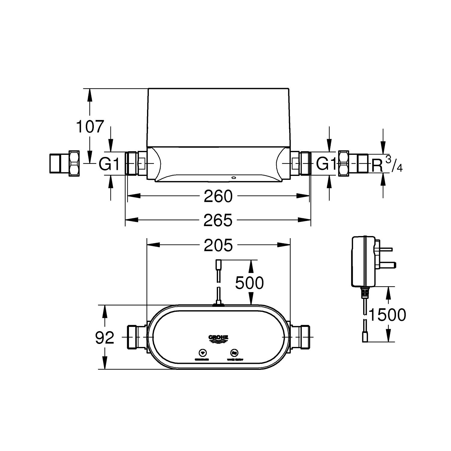 Grohe Sense Guard Smart Water Controller | White