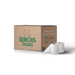 Serious Tissues | UK Made | 100% Recycled Toilet Roll