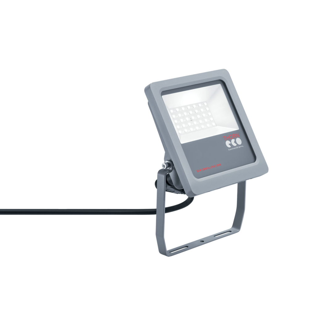 Thorn Eco Leonie LED Floodlight Grey 30W 4000K | Cool White