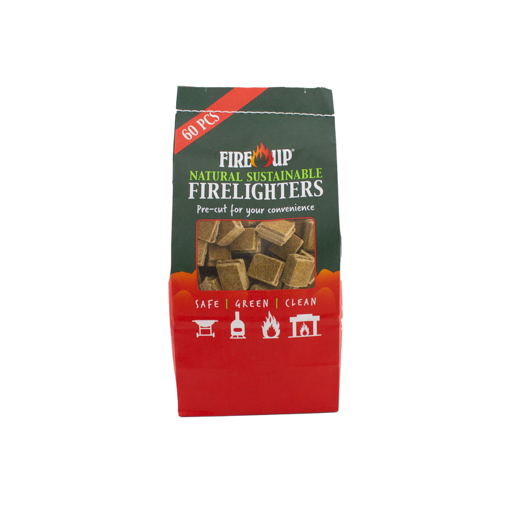 FireUp Natural Sustainable Firelighters | 60 pcs