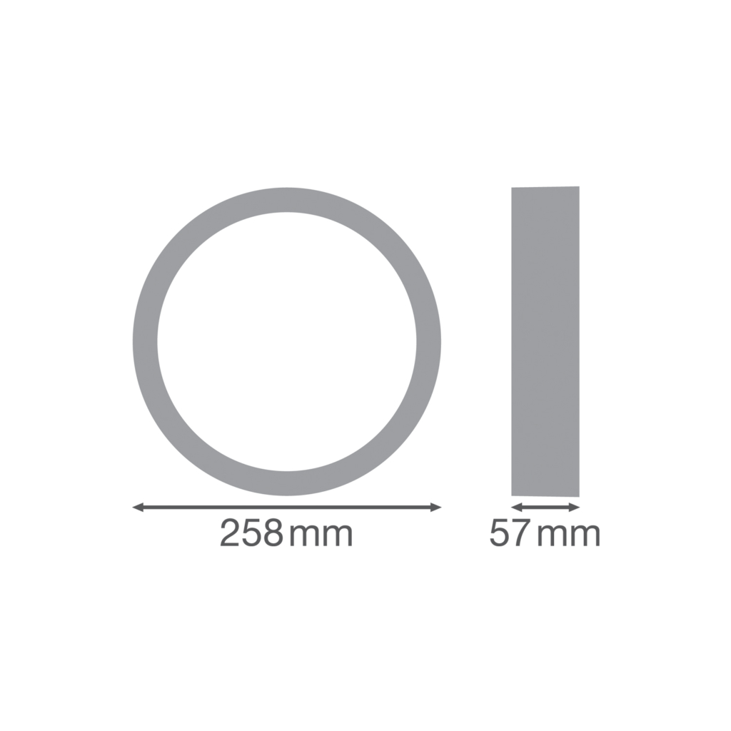 Ledvance Surface Bulkhead Ring 250mm White