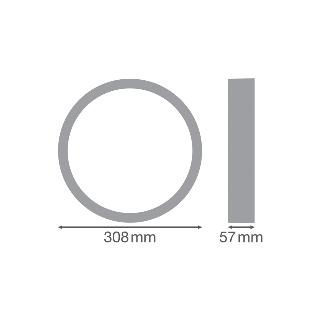 Ledvance Surface Bulkhead Ring 300mm White