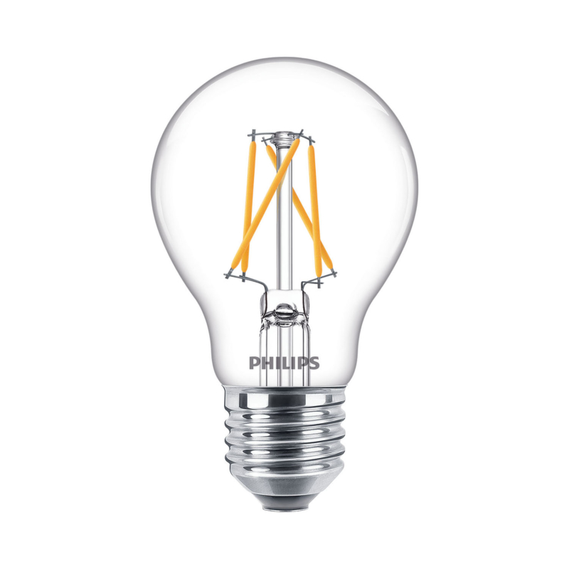 Philips SceneSwitch LED Filament Bulb A60 E27 7.5W 2200K-2700K | 3 Step ...