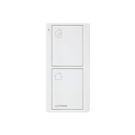 Lutron Pico Wireless White Remote Control | 2 Button Entrance Control