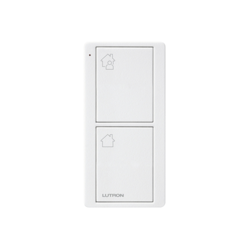 Lutron Pico Wireless White Remote Control | 2 Button Entrance Control