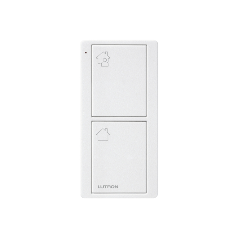 Lutron Pico Wireless White Remote Control | 2 Button Entrance Control