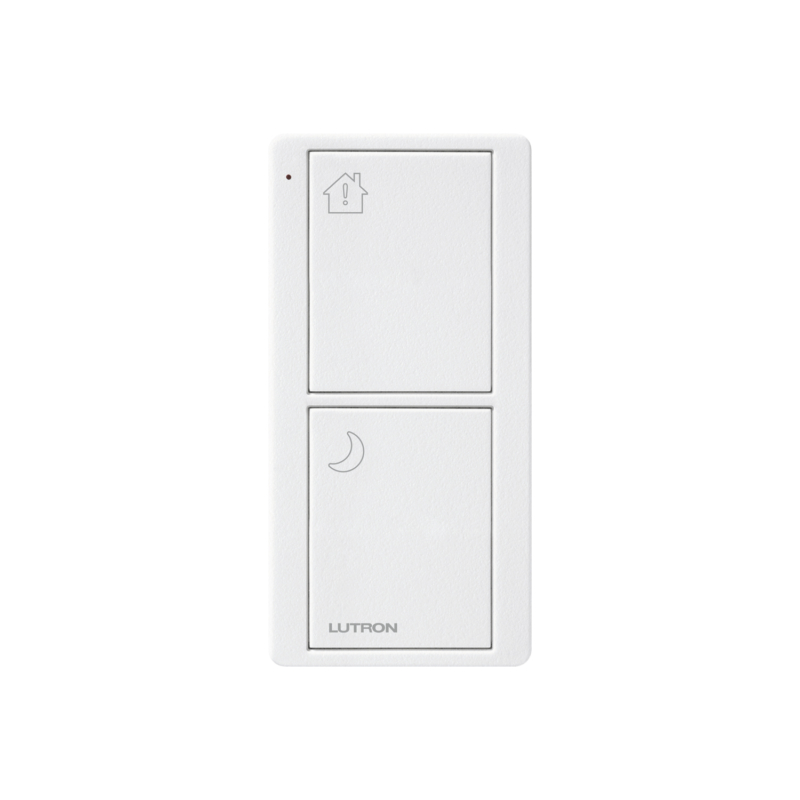Lutron Pico Wireless White Remote Control | 2 Button Bedside Control