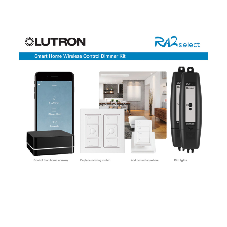 Lutron RA2 Select Smart Home Wireless Control Dimmer Kit