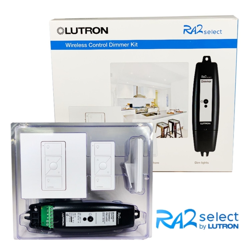 Lutron RA2 Select Smart Home Wireless Control Dimmer Kit