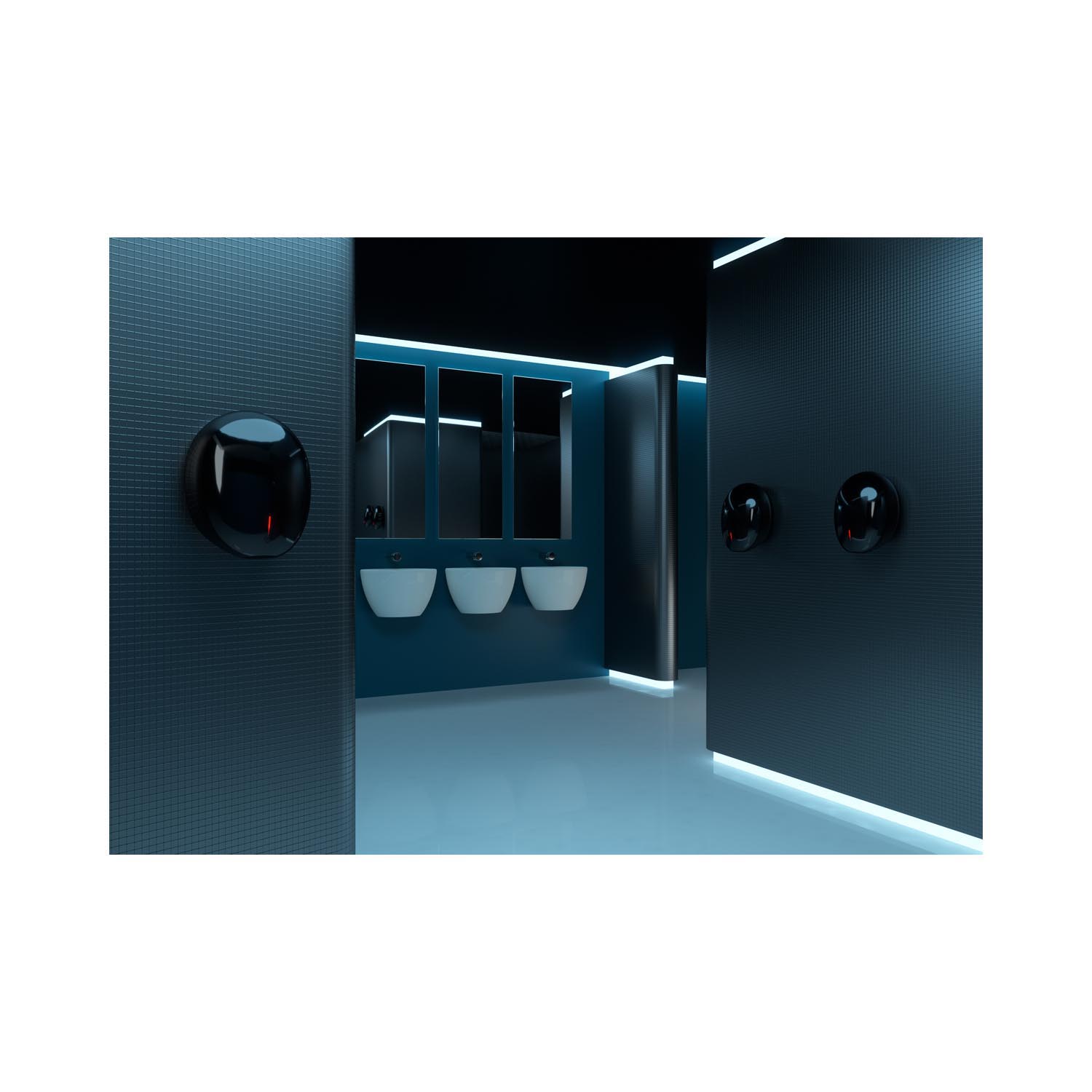 Velair Pebble Plug & Play Hand Dryer | Black