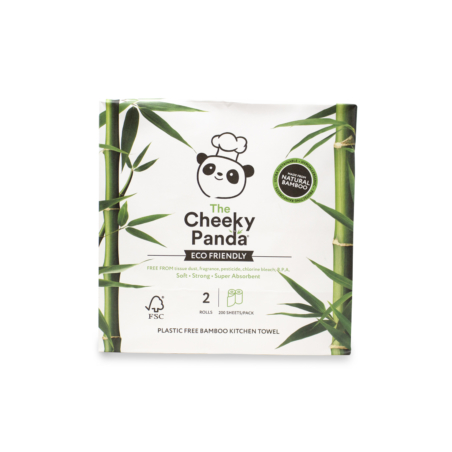 Cheeky Panda Bamboo Kitchen Rolls | 2 Rolls | 5 Pack