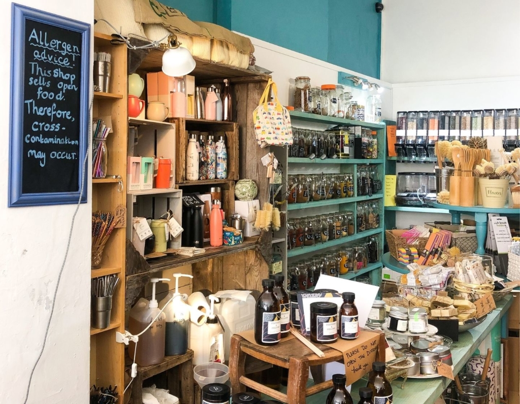 A trip to the refill shop for Plastic Free July