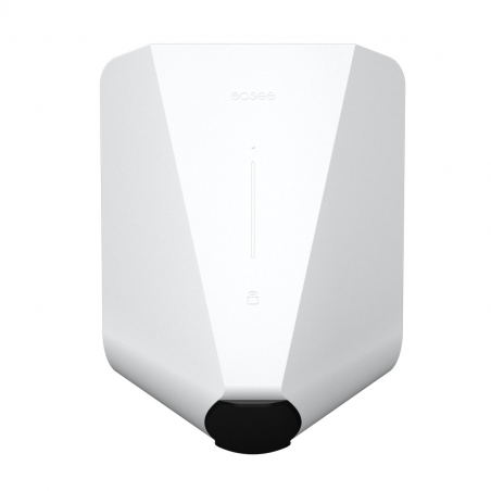 Easee Charger Front Cover Plate | with Socket Cap | White