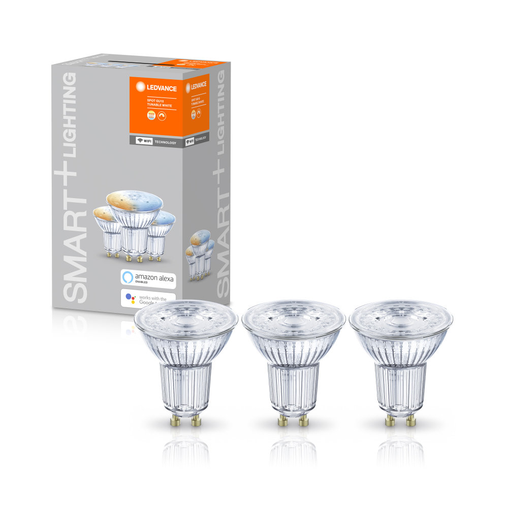 Ledvance Smart+ Frosted LED Spotlight GU10 4.9W 2700K | Dimmable | 45 ...