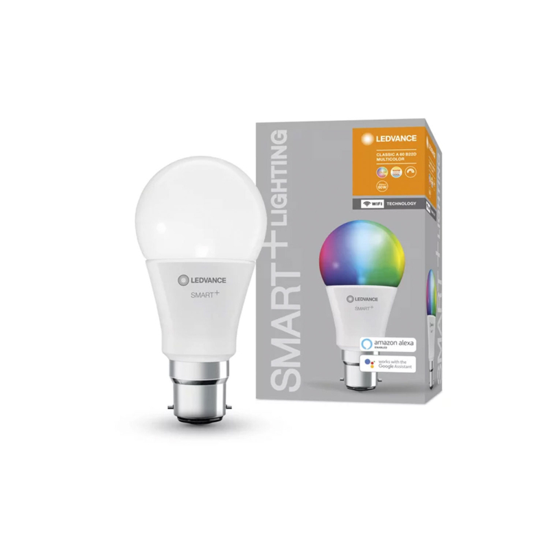 Ledvance Smart+ LED A60 B22d 9W | Multicolour WiFi