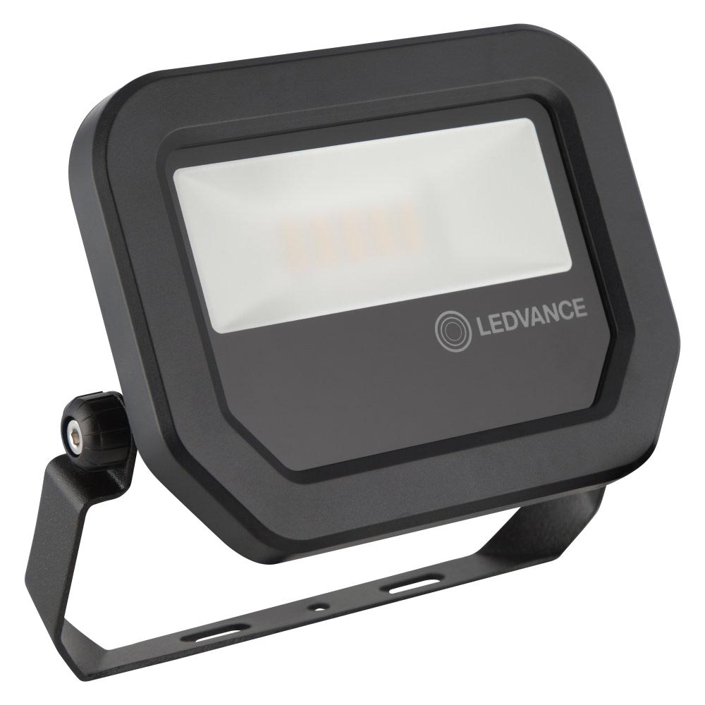Ledvance 3rd Generation LED Floodlight 10W Black 4000K | Cool White