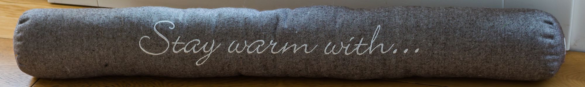 How to make your own draught excluder cushion