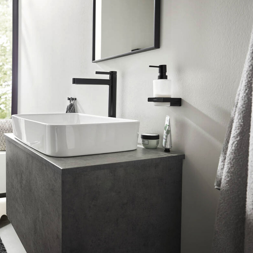 hansgrohe Liquid Soap Dispenser | Matt Black | 41745670