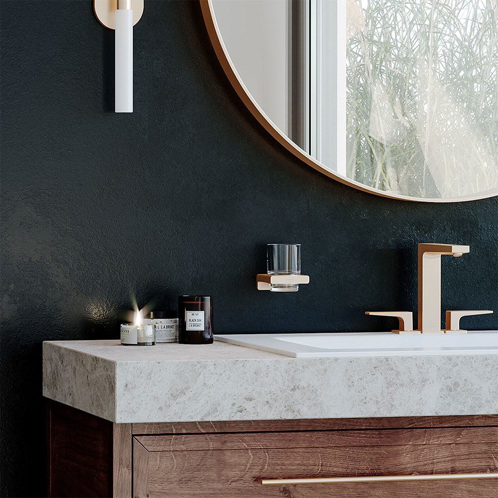 hansgrohe AddStoris Toothbrush Tumbler | Brushed Bronze | 41749140