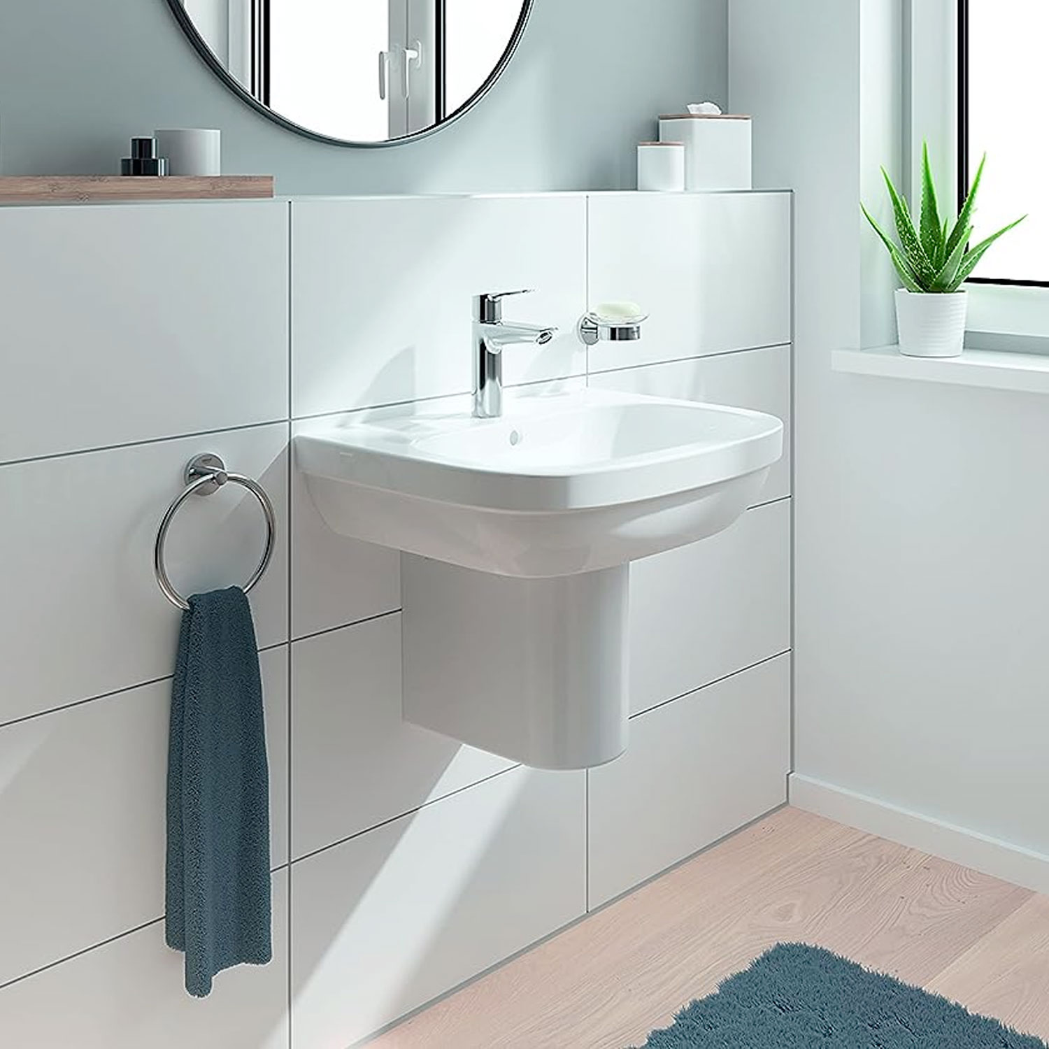 Grohe Start Basin Mixer 1/2″ M-Size with Push Open Waste | 23746002