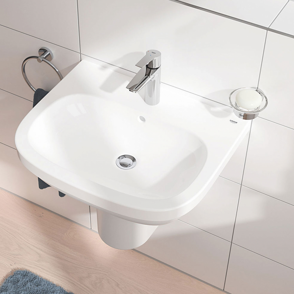 Grohe Start M-Size EcoJoy Basin Mixer Tap With Pop Open Waste | Chrome