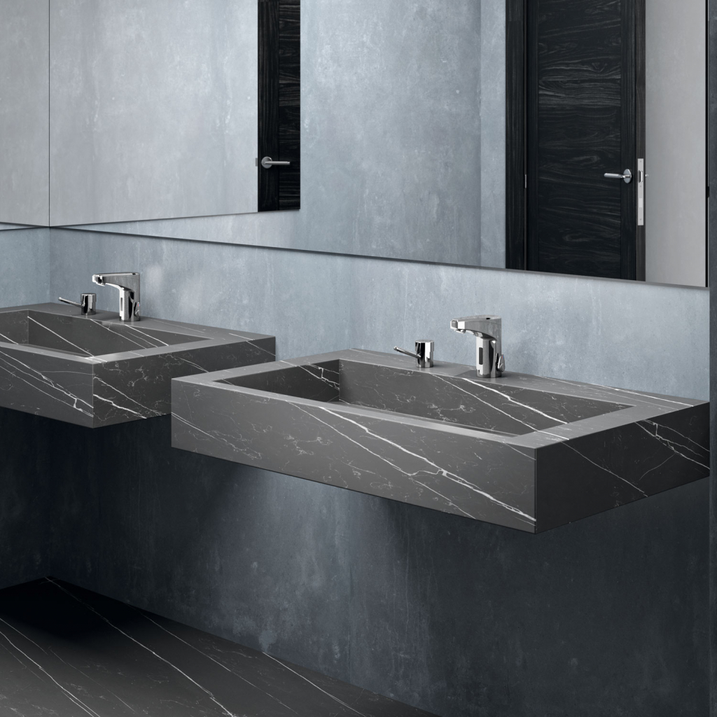 Conti+ 5LPM Mains Powered With Temperature Mixing Electronic Sensor Tap ...