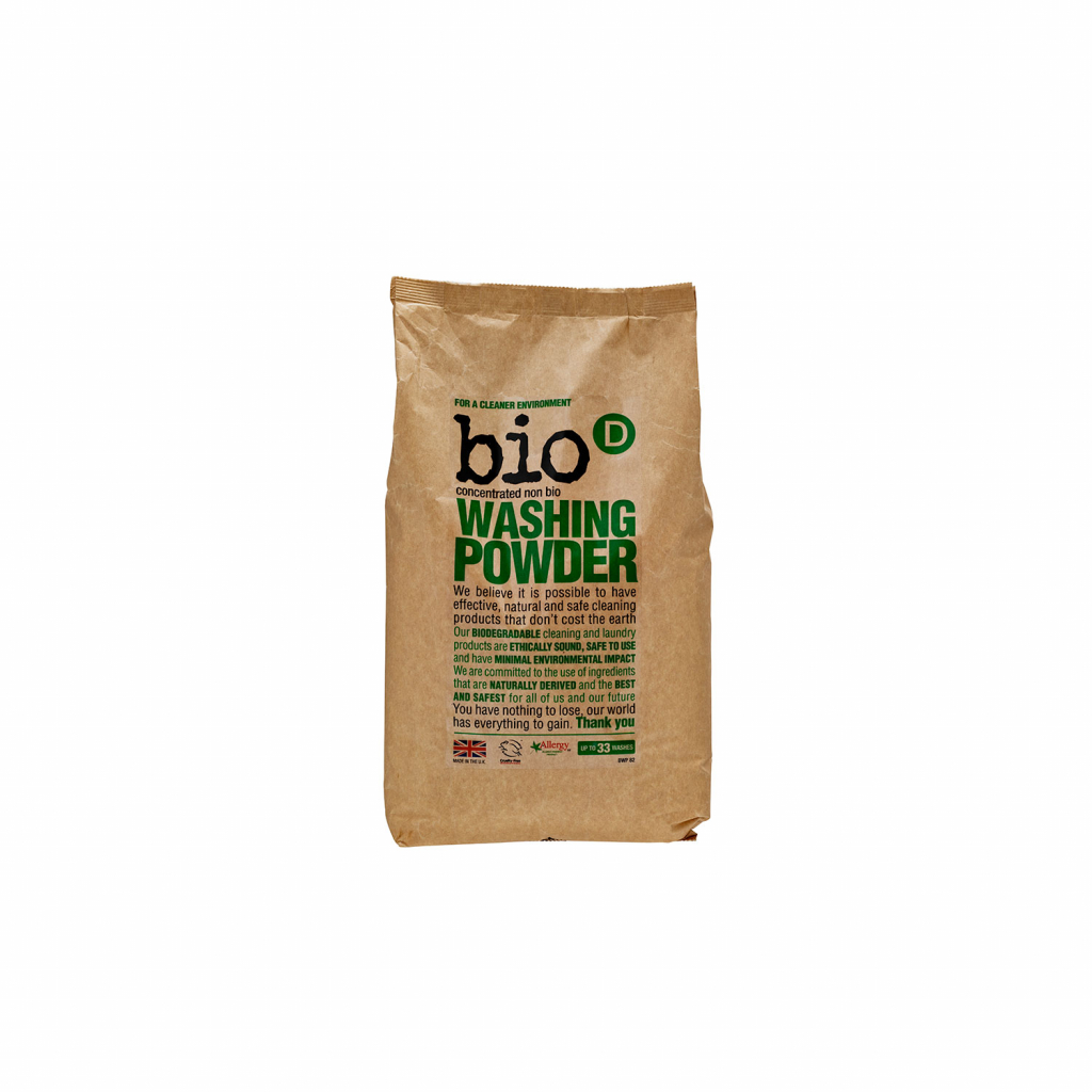 Bio-D Concentrated Non-Bio Washing Powder Fragrance Free | 2kg